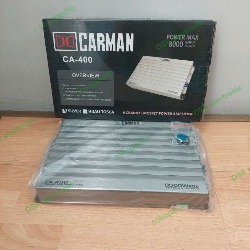 Promo Power Mobil Carman Ca400 4 Channel Original Power Amplifier ...