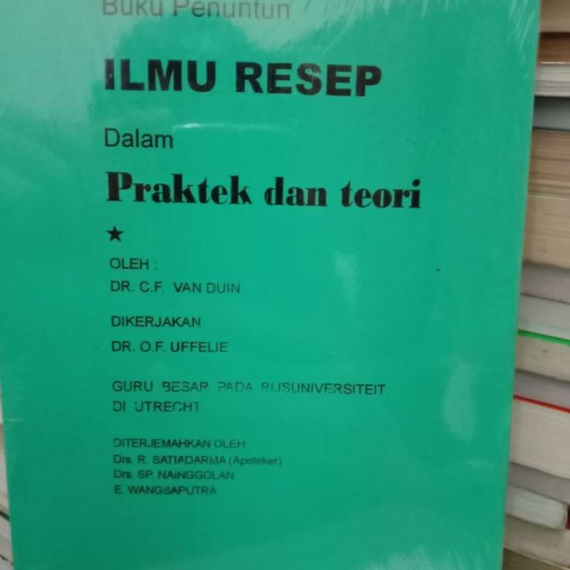 Promo Buku Penuntun Ilmu Resep Dalam Teori Dan Praktek Dr.C.F Van Duin Diskon 23% di Seller ...