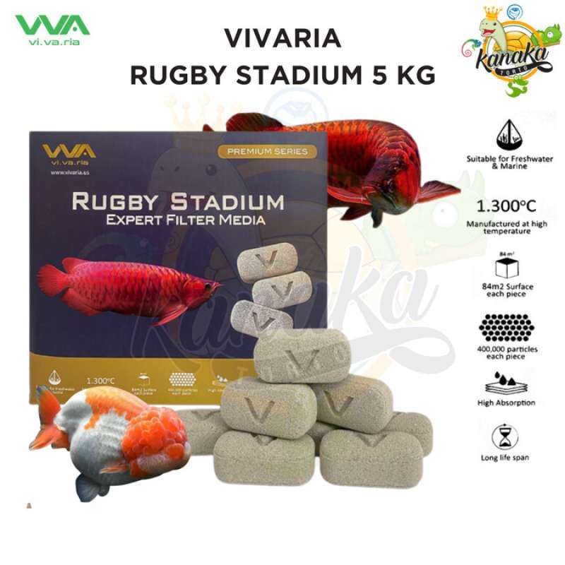 Jual VIVARIA STADIUM - 5 kg Media Filter Biologis Rumah Bakteri Ikan di ...