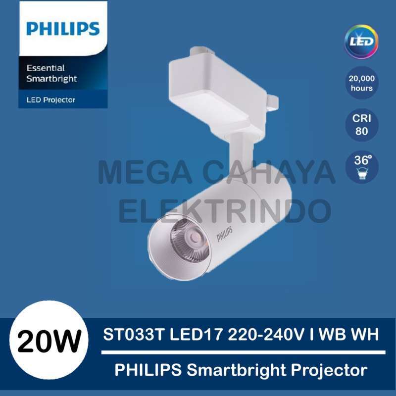 Jual Philips Smartbright Projector ST033T LED17 - 20W - White di Seller ...