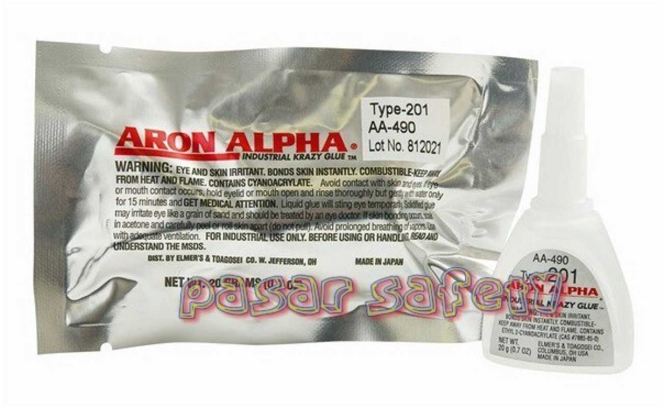 Jual Cyanoacrylate Instant Adhesive,aron Alpha 201,lem Di Seller Holica ...