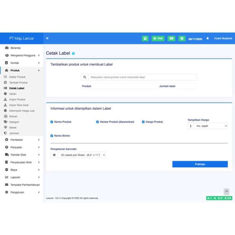 Promo Software Pos Kasir Ultimate 34 Full Ipos Source Code Sc Laravel Web Php Website Diskon 50% ...