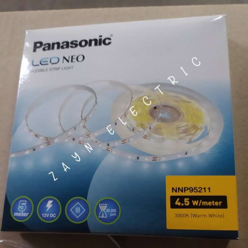Jual Led Strip Light Panasonic 4,5 Watt / 5M Warna Kuning 3000K /Warm ...