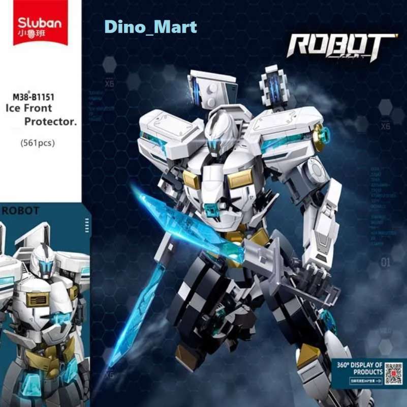 Jual Sluban Brick Robot Ice Front Protector M38-b1151 Di Seller Dino ...