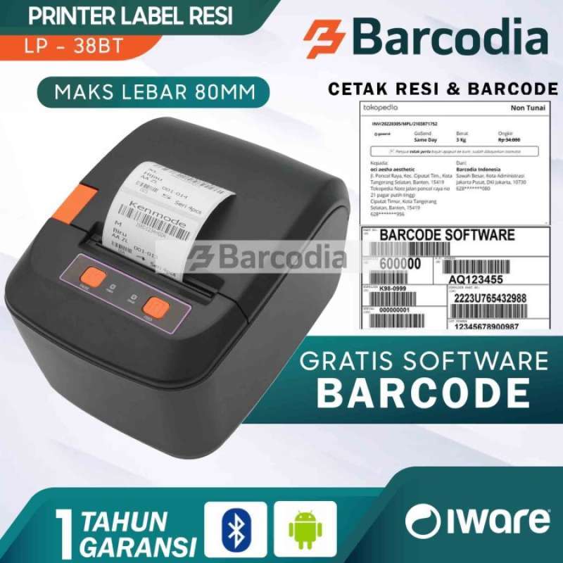 Promo PRINTER BARCODE LABEL ALAMAT TANPA TINTA - CETAK ALAMAT TOKO ...