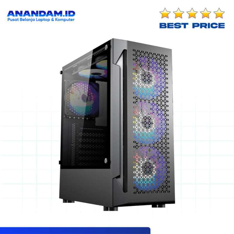 Jual Power UP RAPTOR Valkry RGB Casing PC Gaming Vertical VGA Support ...