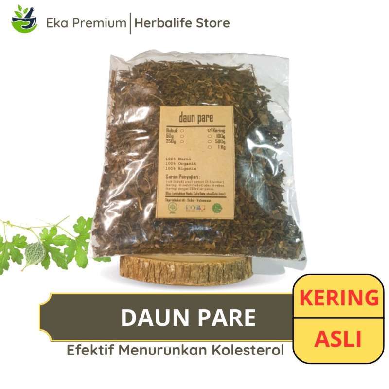 Promo Daun Pare Kering Asli Ramuan Rempah Herbal Murni Jamu Minuman ...