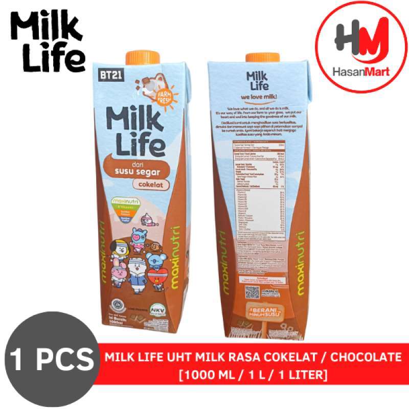 Jual Susu Uht 1 Lt Milk Life Terbaru - Harga Promo Februari 2024 | Blibli