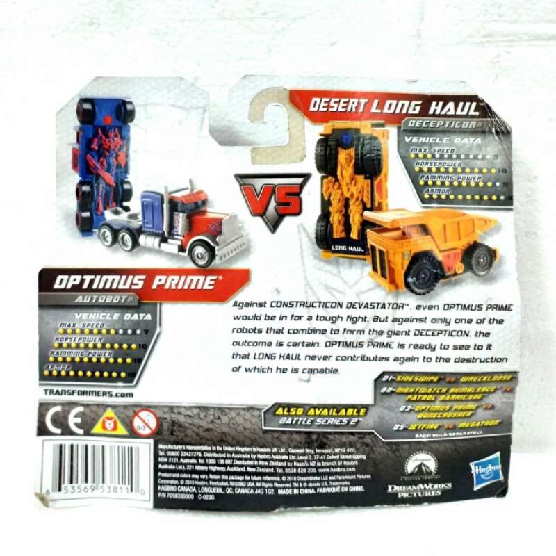 Promo Mainan Mobil Transformer Optimus Prime & Desert Long Haul Diskon ...