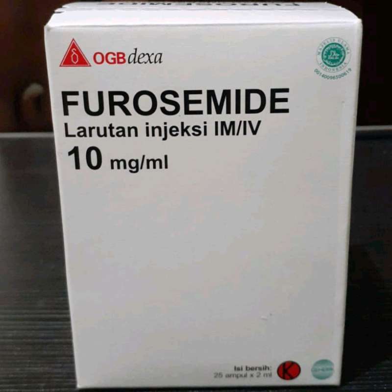 Jual Furosemide Furosemid 10mg Injeksi Per Box Original Di Seller ...