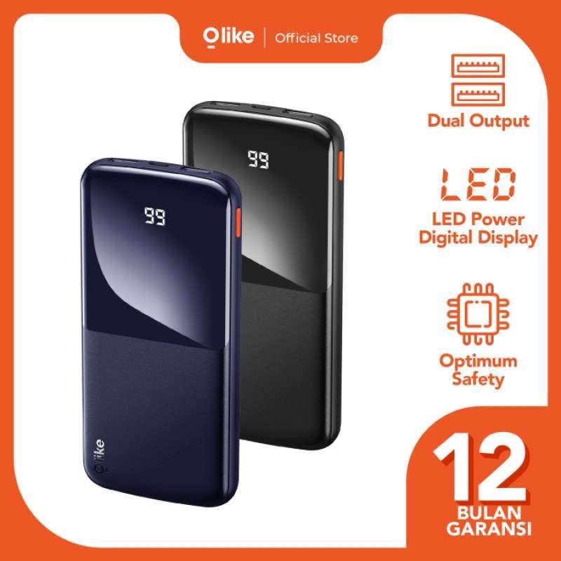Promo OLIKE POWERBANK 10000MAH 12W DUAL OUTPUT USB TYPE-C DISPLAY P101S Diskon 23% di Seller ...