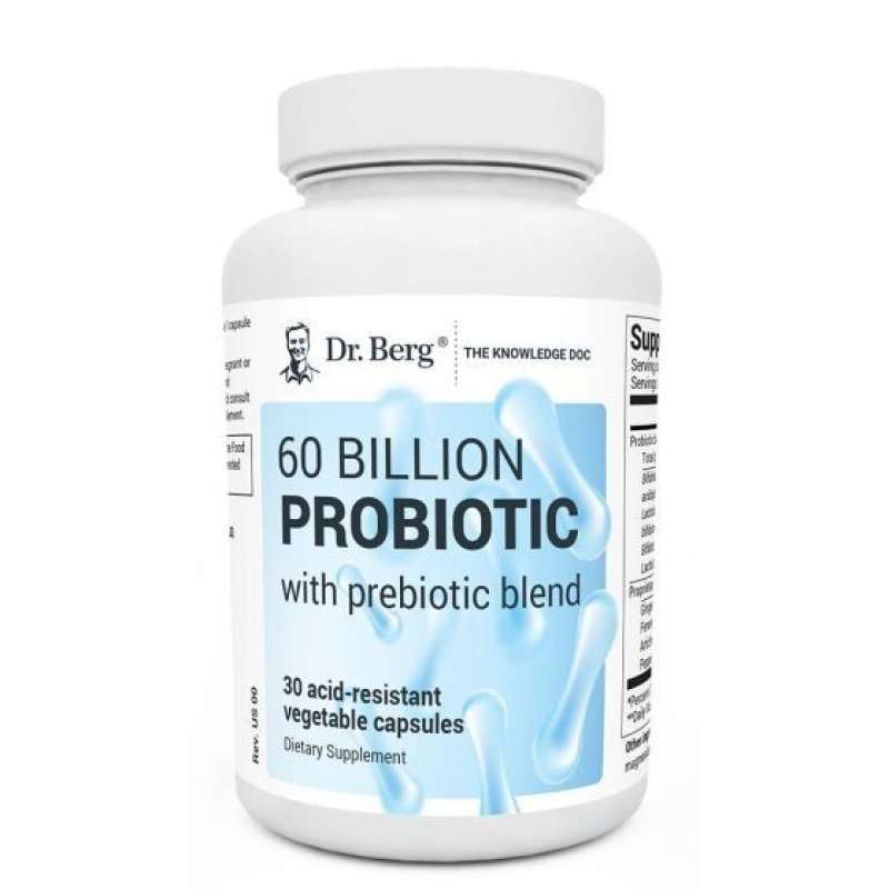 Jual dr berg probiotik 60 billion isi 30 probiotics prebiotic ...