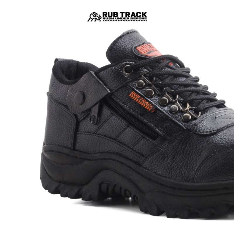 Promo SEPATU SAFETY PRIA KULIT ASLI LOW BOOTS TRACKING SAFETY SHOES ...