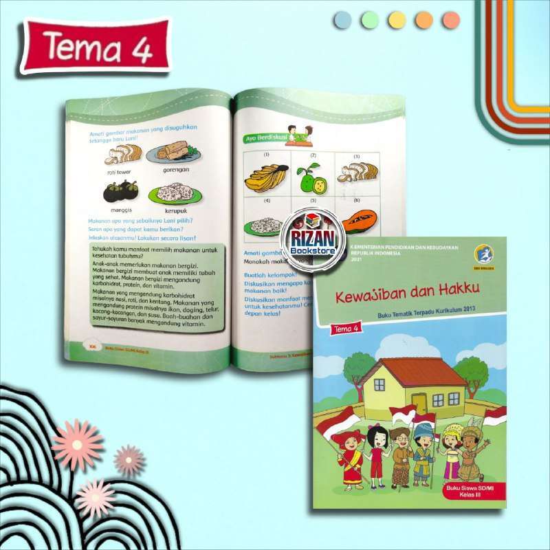 Jual Buku Tematik SD Kelas 3 Tema 1-8 Edisi Revisi Tahun 2018 - TEMA 4 di Seller Rizan Bookstore ...