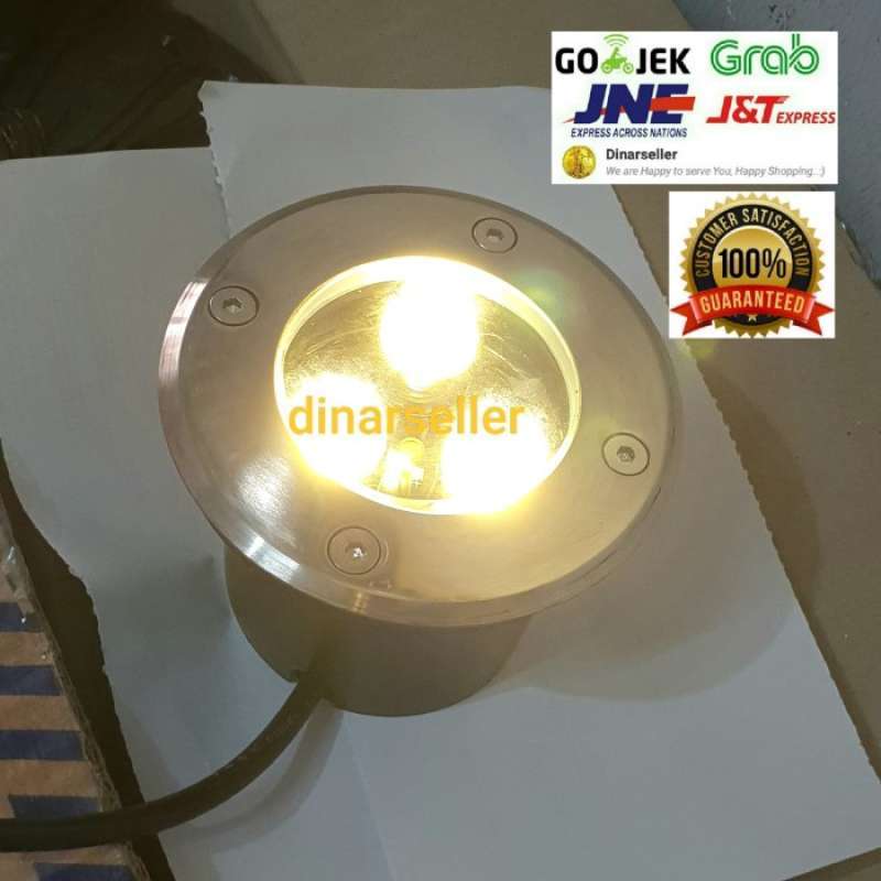Promo LED TANAM LANTAI 3 WATT LAMPU TAMAN UNDERGROUND LIGHT GARDEN LAMP ...