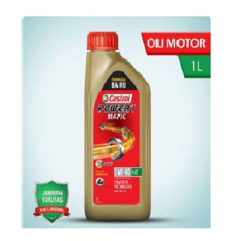 Promo Oli Mesin Motor Castrol POWER1 Matic 5W-40 Kemasan 1L Diskon 25% ... Promo Oli Mesin Motor Castrol POWER1 Matic 5W-40 Kemasan 1L Diskon 25% ...