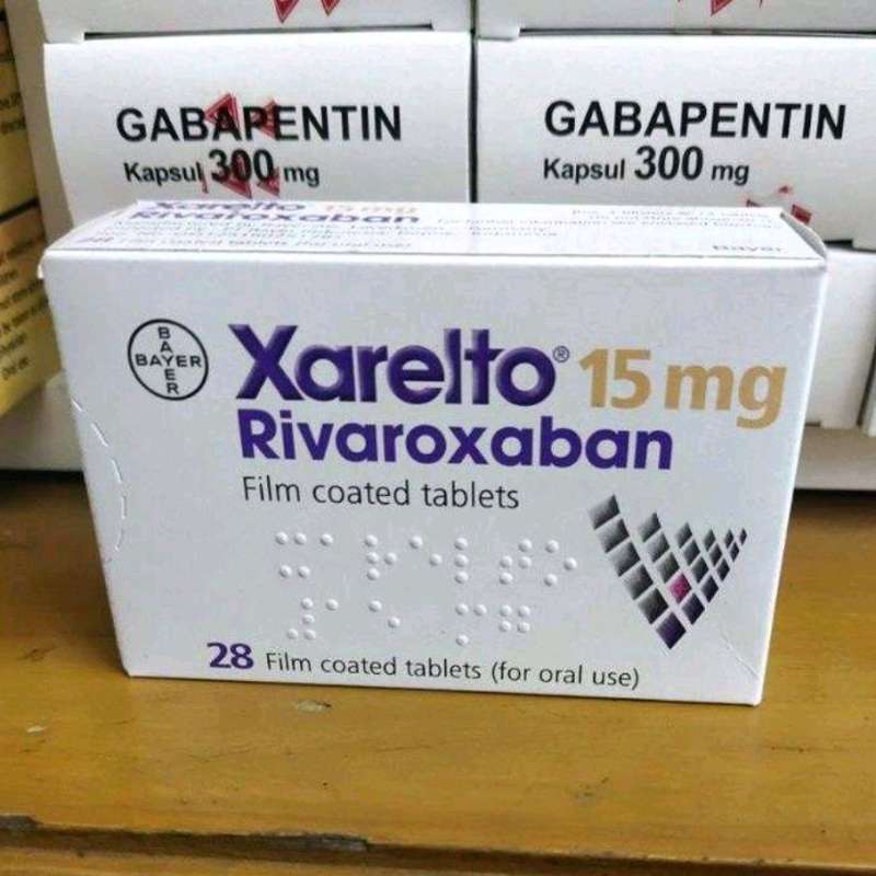 Jual Xarelto 15mg Rivaroxaban Per Box Isi 28 Tablet Original(resep ...