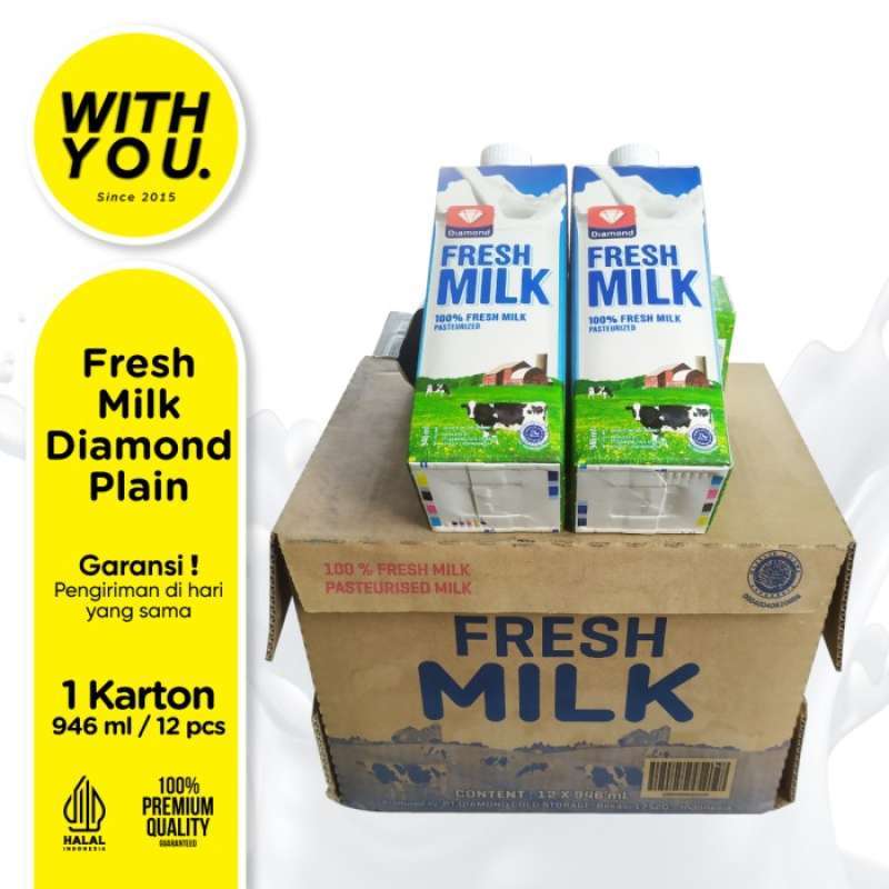 Jual Susu Diamond Fresh Milk 1 Karton Termurah - Harga Grosir Terupdate Hari Ini | Blibli