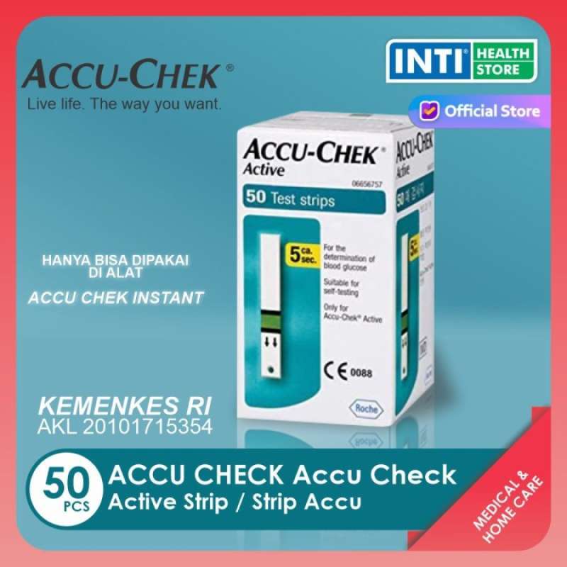 Promo Accu Check Accu Check Active Strip / Strip Accu Check Isi 50 ...