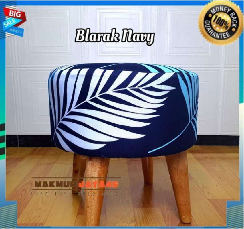 Jual Best Seller - Stool / Stool Bulat / Sofa Puff Bulat Motif Murah ...