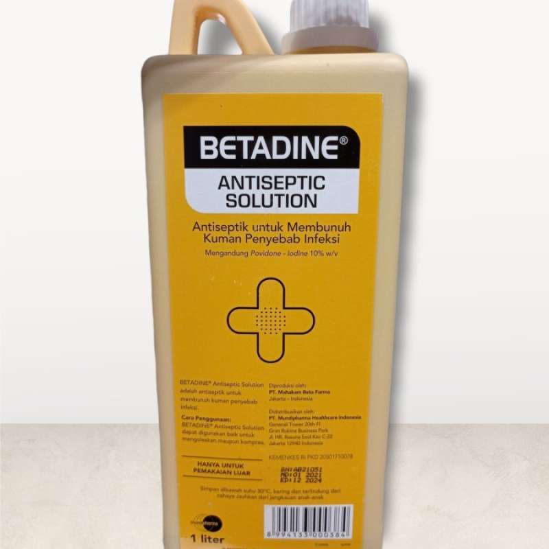 Jual Betadine Antiseptic Solution 1 Liter Di Seller Makmur Sentosaa ...