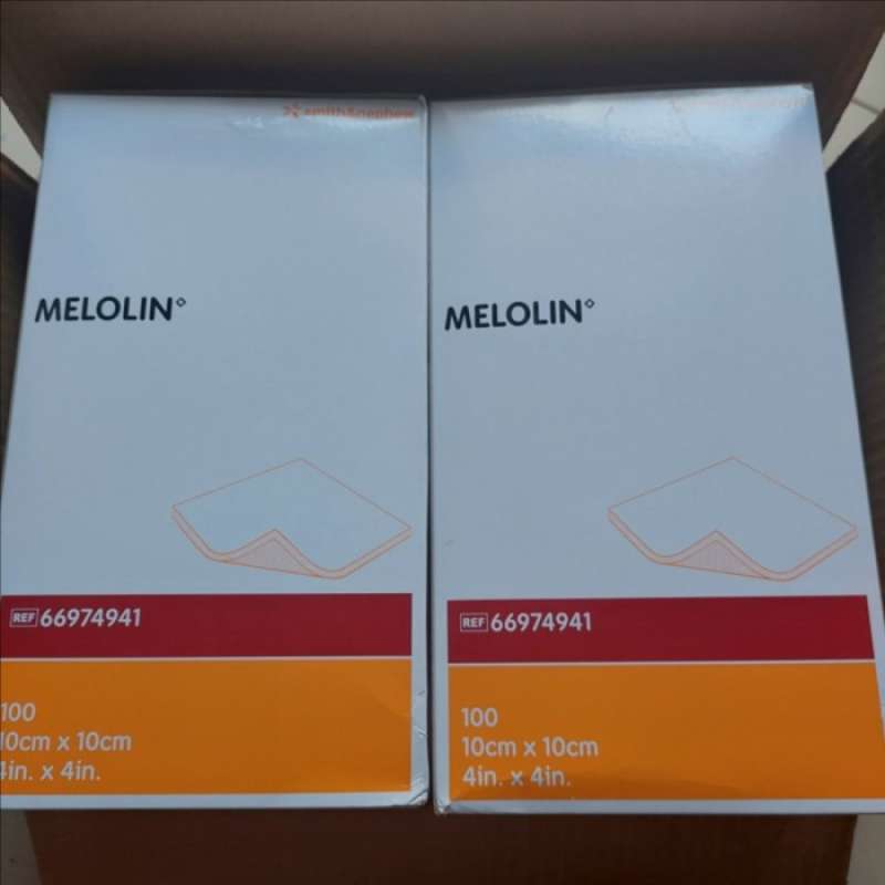 Jual Melolin 10X10 Cm Plester Melolin Steril 10Cm X 10Cm Isi 100 Pcs di ...