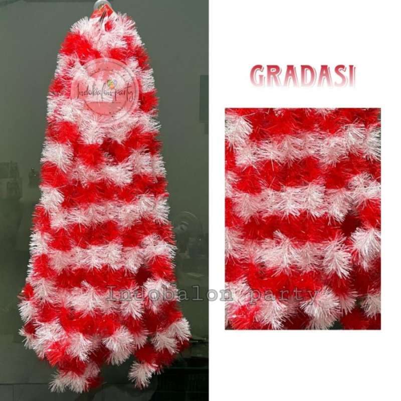Jual Slinger Merah Putih Dm38 Gradasi 7cm/2m / Slinger 17 Agustus ...
