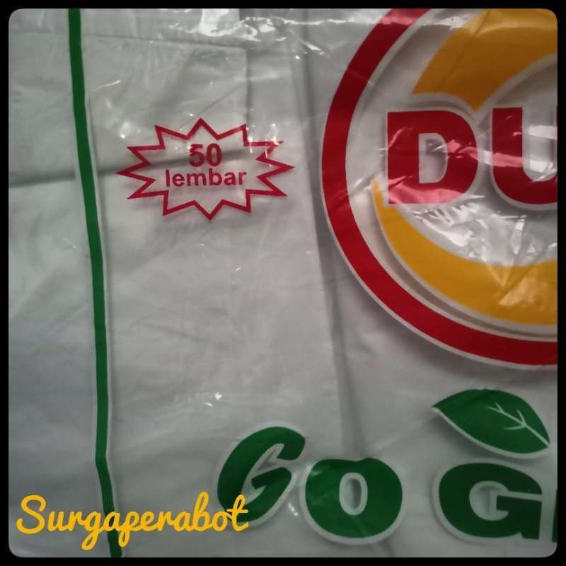 Promo Kantong Kresek Hd 40 Putih Duo Plastik Keresek Besar Diskon 2% Di ...