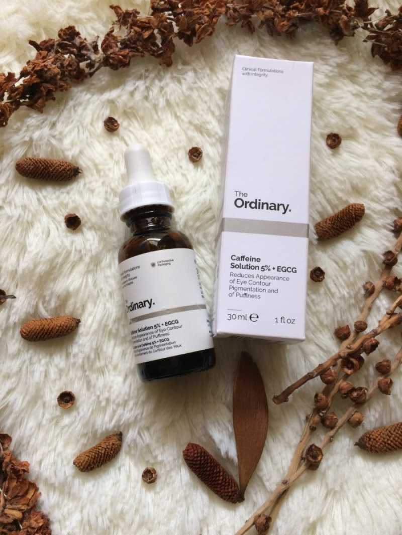 Promo The Ordinary Caffeine Solution 5% + Egcg Eye Serum 30Ml Original ...