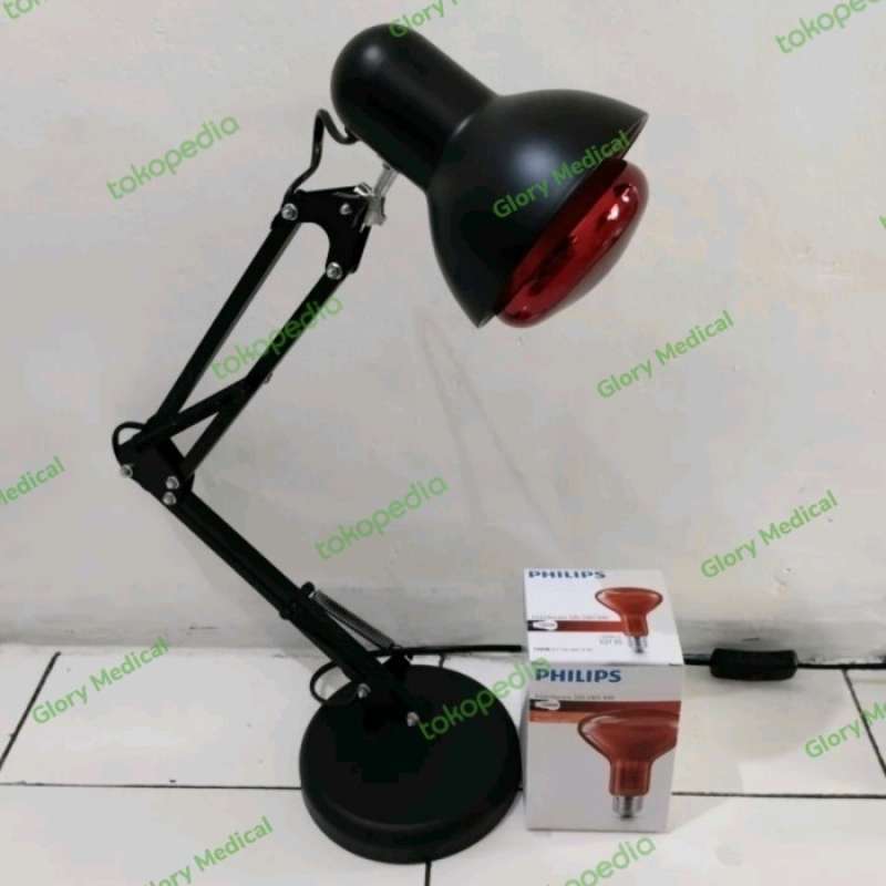Jual Lampu Set Terapi Infrared Lampu + Tiang/ Lampu 100 Wat/ 150 Wat Di ...