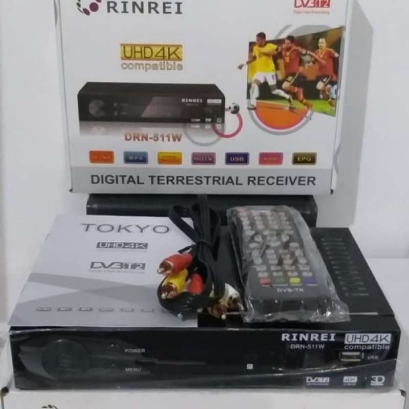 Promo SKY BOX/ SET TOP BOX RINREI DVB T 2 RECEIVER DRN-511 RINREI Diskon 29% di Seller ...