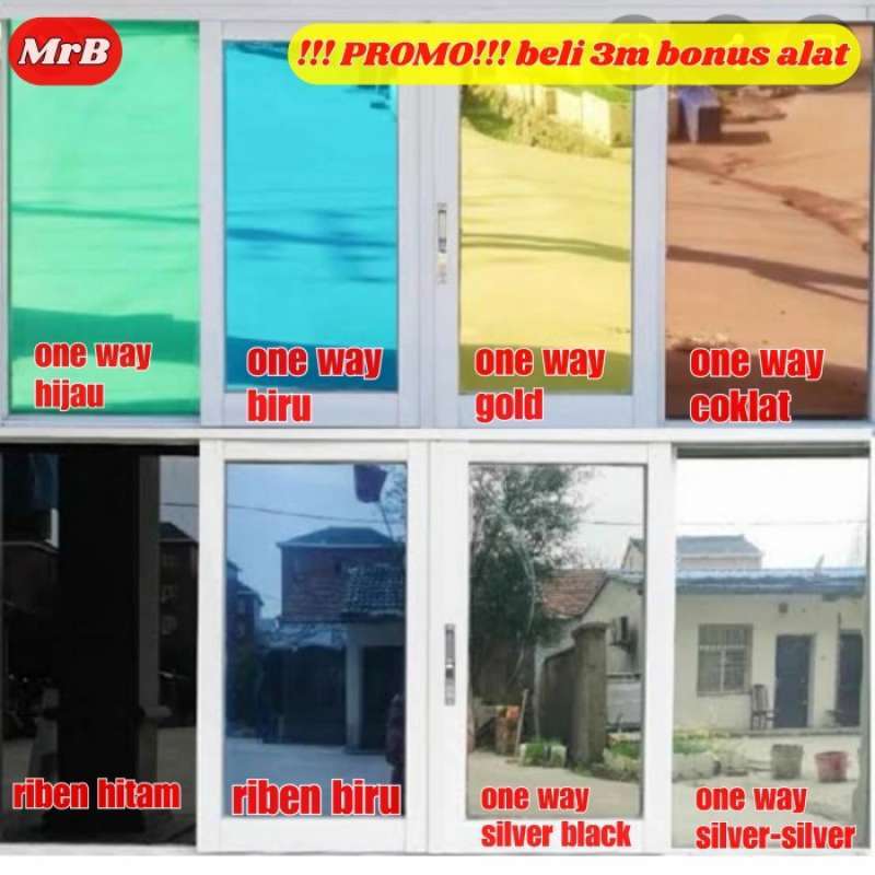 Promo Stiker Kaca One Way/kaca Film One Way Diskon 23% Di Seller ...