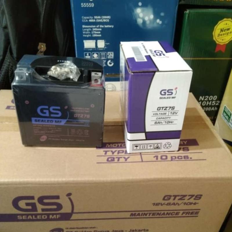 Promo Aki Motor Yamaha Nmax Gtz7s Gs Accu Kering Diskon 17% Di Seller ...