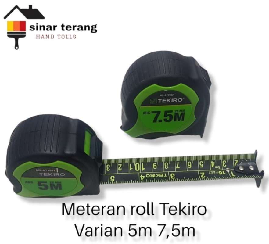 Promo Tekiro Meteran Abs 5meter 7.5meter - Meteran Roll 5meter 7.5meter ...