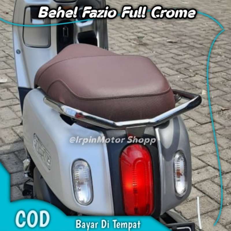 Promo Behel Belakang Yamaha Fazzio Full Crome Behel PNP Yamaha FAZZIO ...