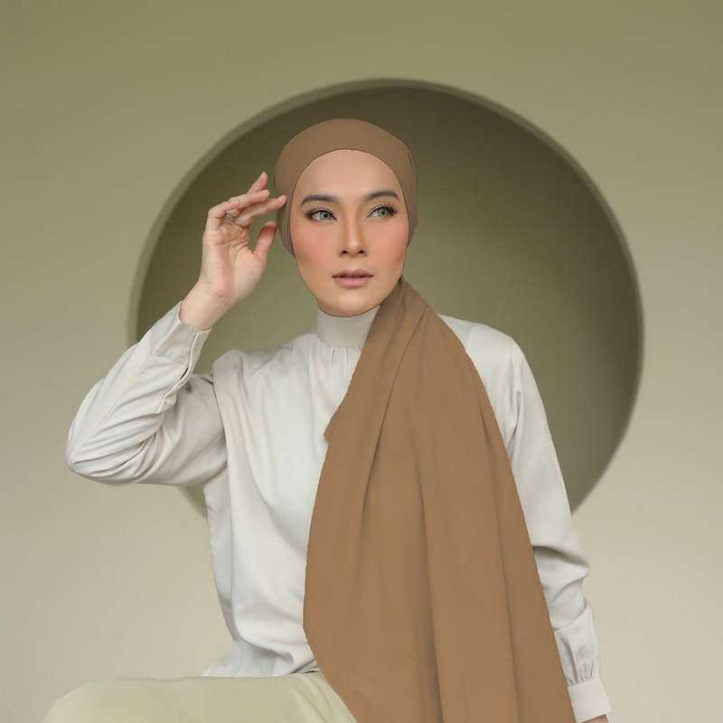 Jual Pashmina Inner 2 In 1 - Moss Green Di Seller Moderia Casual ...