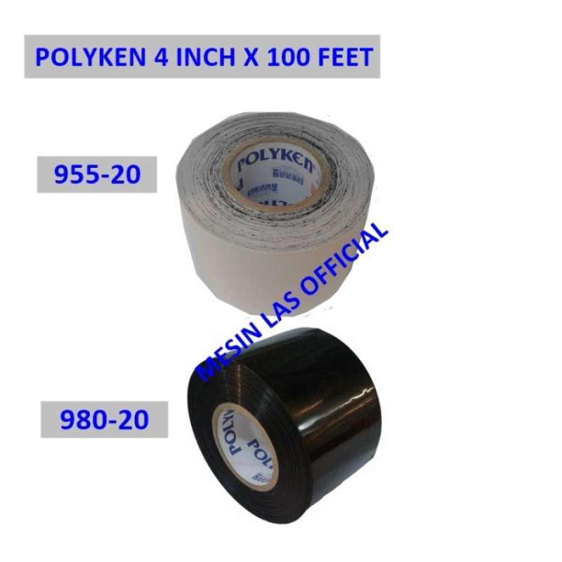 Promo Polyken 4 inch x 100 Feet Wrapping Polyken Diskon 23% di Seller ...