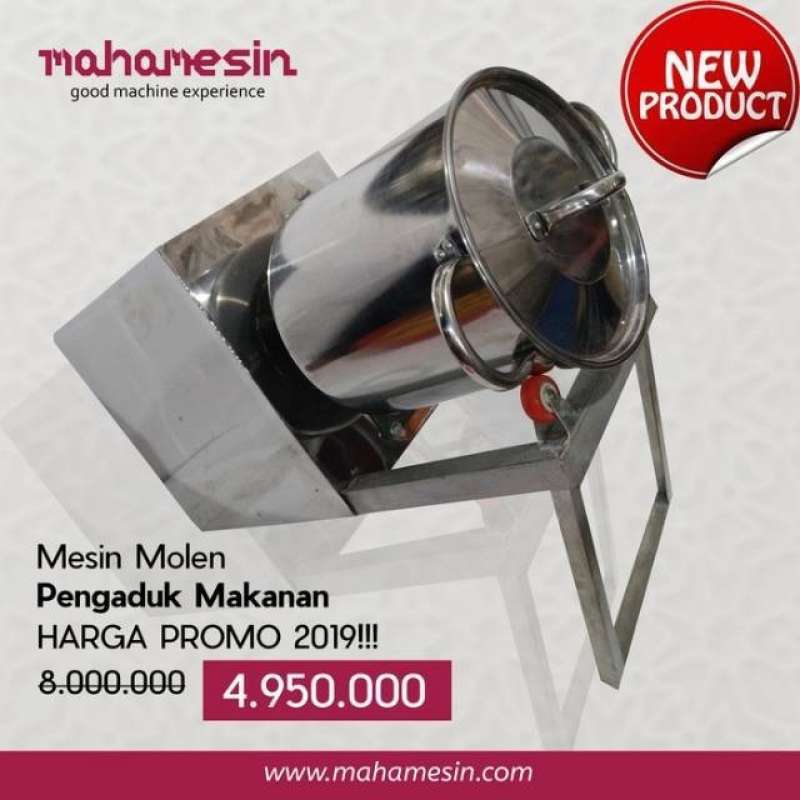 Promo Mesin molen pengaduk makanankapasitas besar ukm industri rumahan ...