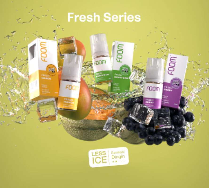 Jual FOOM SALT 30 MG 30 ML FRESH SERIES di Seller STUDIO VAPE - Sei ...