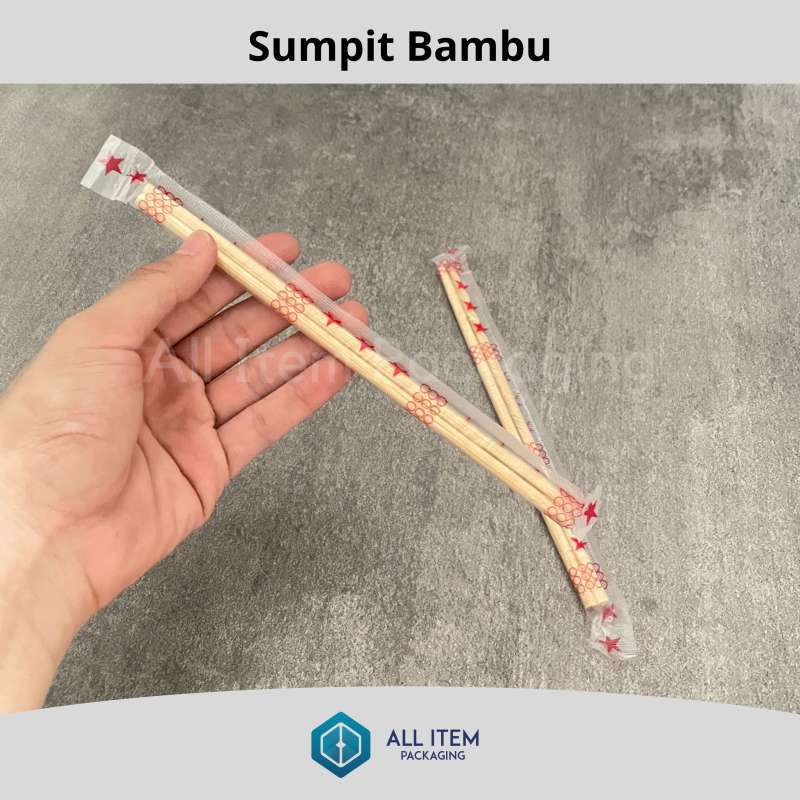 Jual Sumpit Bambu Steril Isi 20 Pasang Sumpit Makan Kayu @20 Pcs Di ...