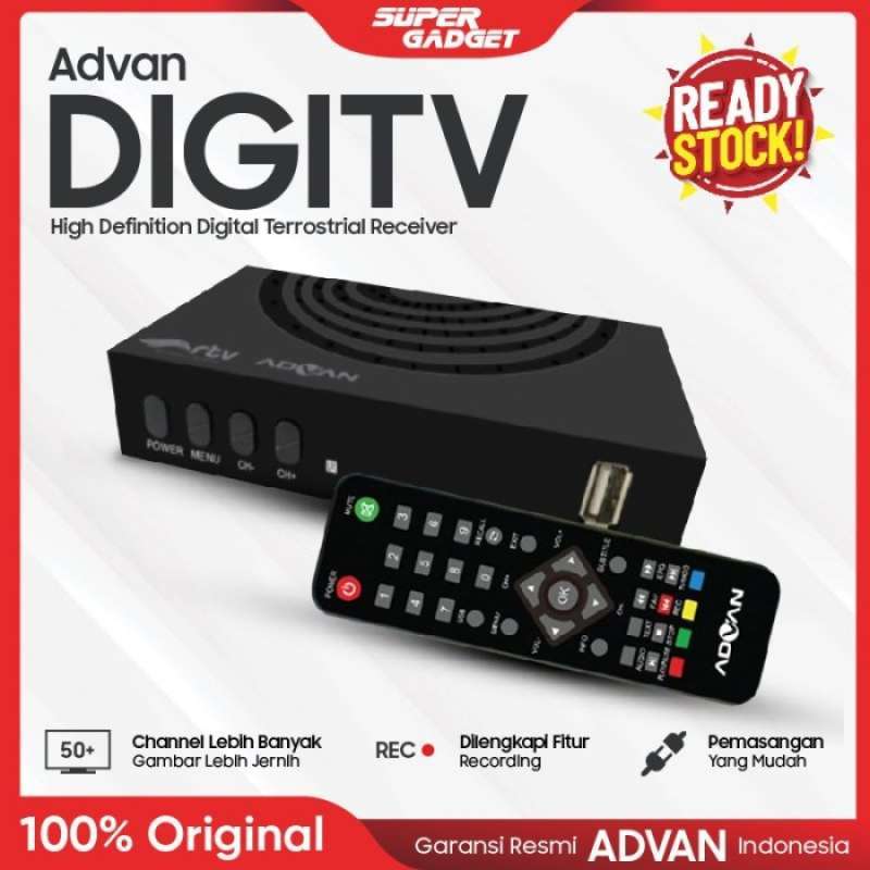 Promo Set Top Box Advan DV3 T2 Digipro STB Antena TV Digital Wifi - STB ...