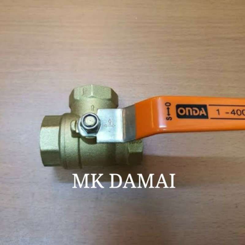 Jual Ball Valve 3way Kuningan Onda 1inch / Stop Kran Three Way Onda Di ...