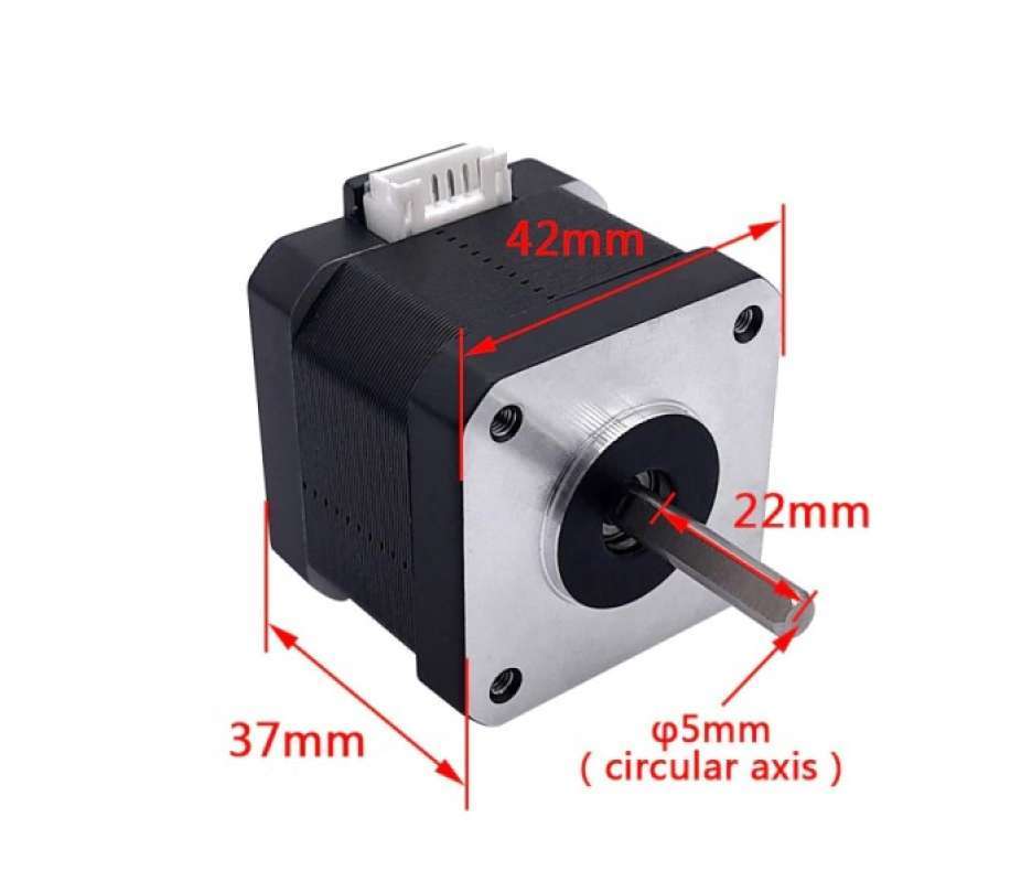 Promo Nema 17 Stepper Motor Current / Phase: 1.2A Step Angle(Degrees ...