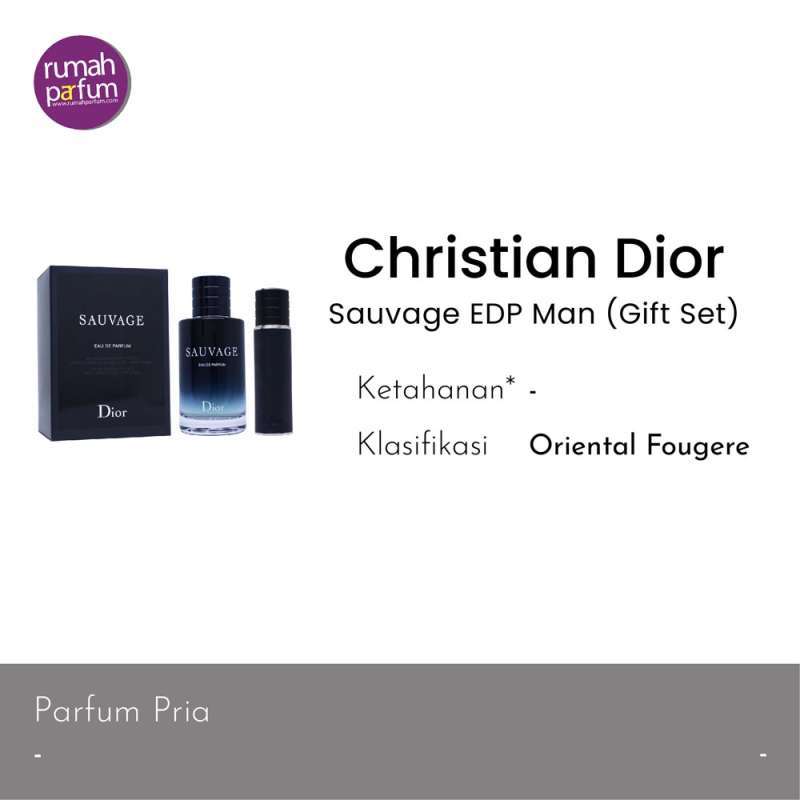 Promo Christian Dior Sauvage EDP Man (Gift Set) Diskon 18% di Seller ...