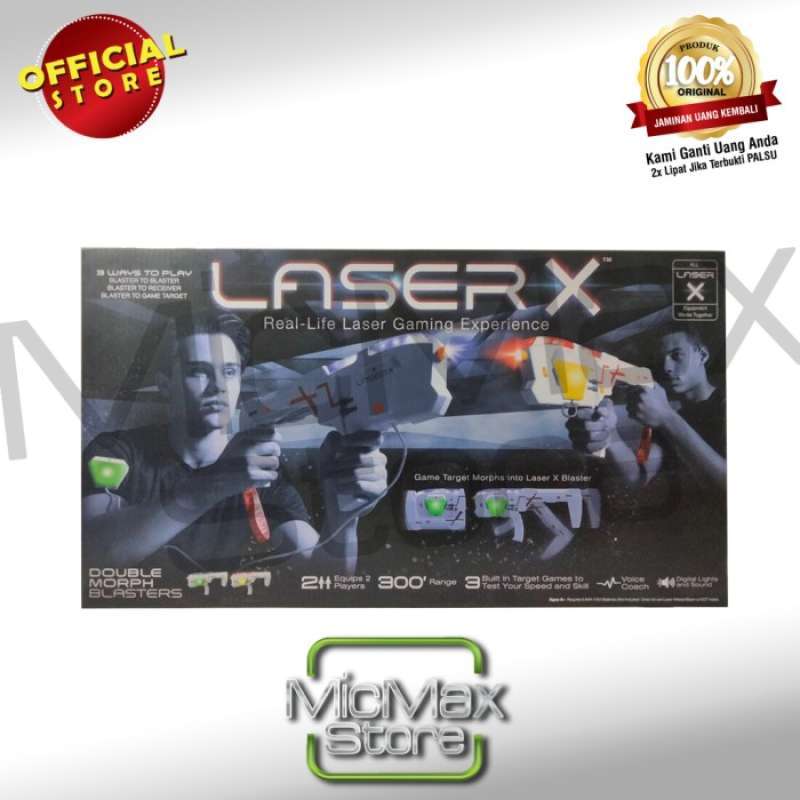 Promo Laser X Real Life Double Morph blasters Gaming Experience 88042 ...