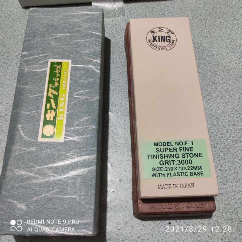 Promo King Batu Asah Pisau Golok Grit 3000 Made In Japan Original Japan ...
