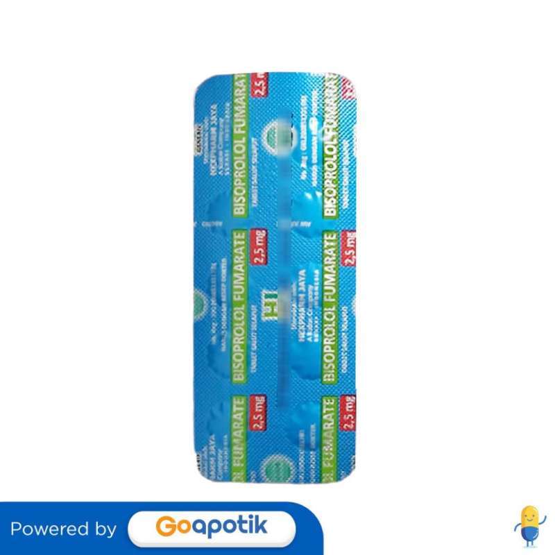 Jual Bisoprolol Fumarate Hexpharm 2.5 Mg Strip 10 Tablet Di Seller ...