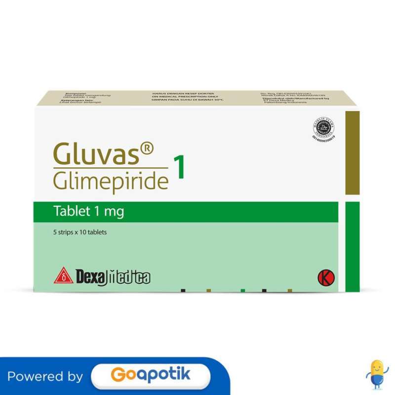 Jual Gluvas 1 Mg Box 50 Tablet Di Seller Apotek Mei Farma - Penjaringan ...