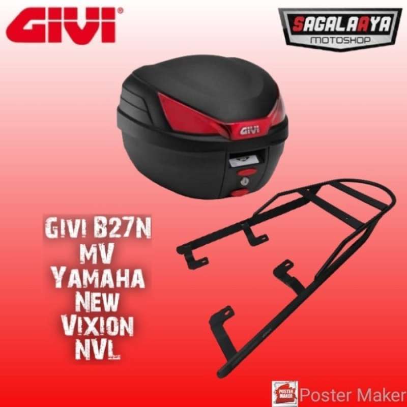Promo Givi B27N Bracket Box Original Givi MV Yamaha New Vixion NVL NVA ...
