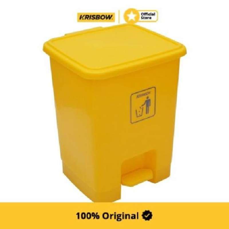 Promo Krisbow Dust Bin Tempat Sampah Plastik Outdoor Pedal 15 Ltr Diskon 15% Di Seller Krisbow ...